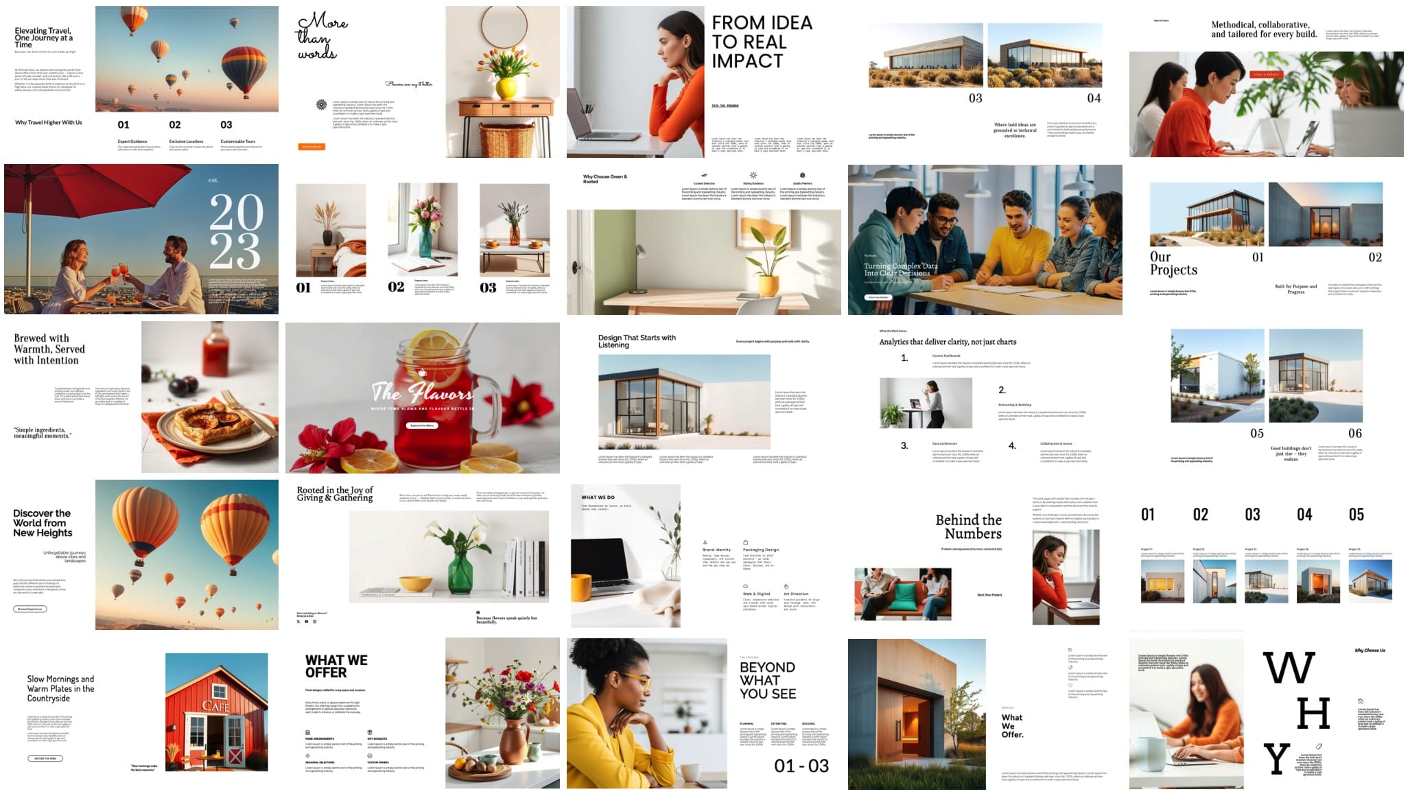 The Layout - Bold Layout Ideas for Landing Pages