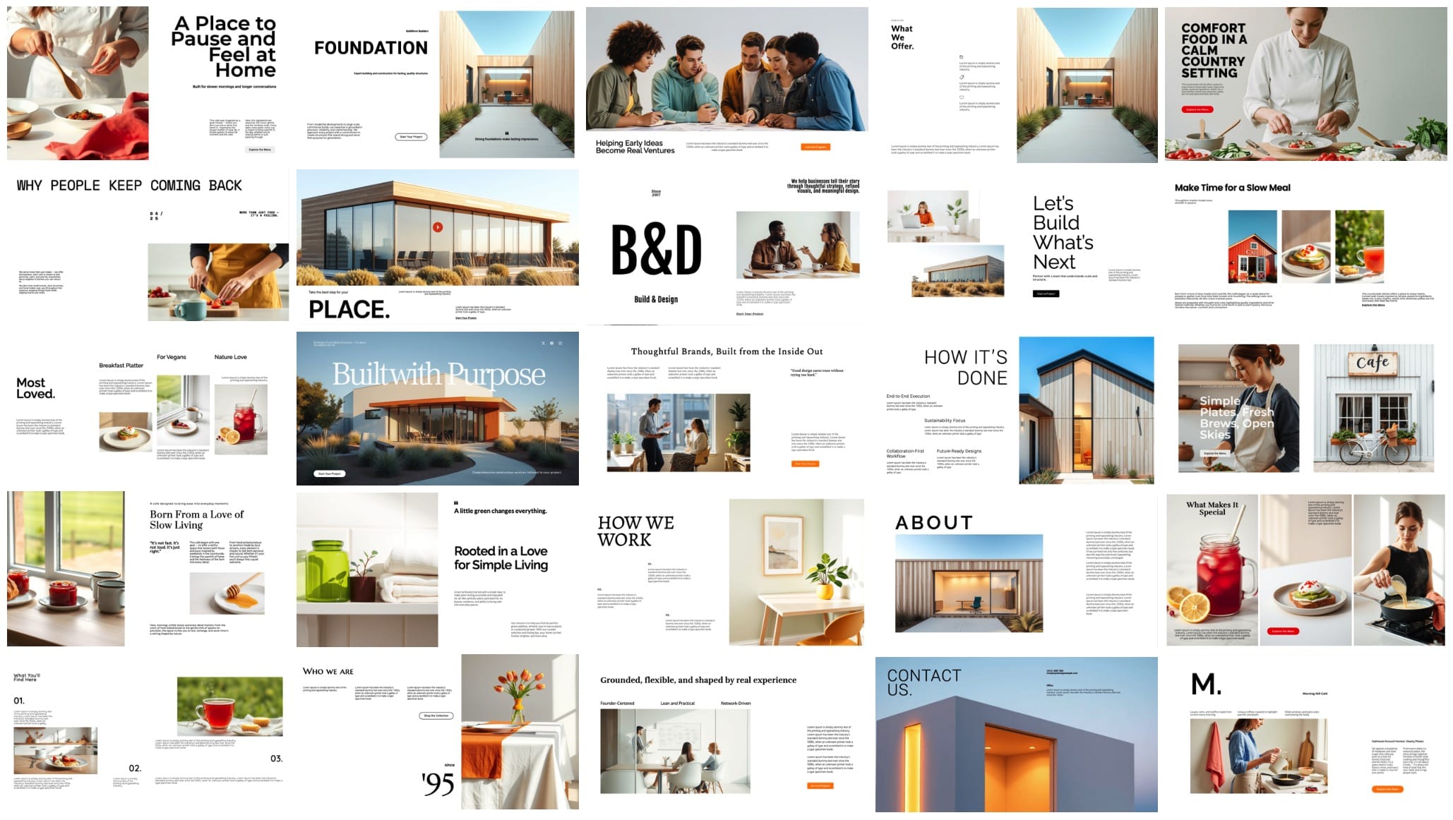 The Layout - Bold Layout Ideas for Landing Pages